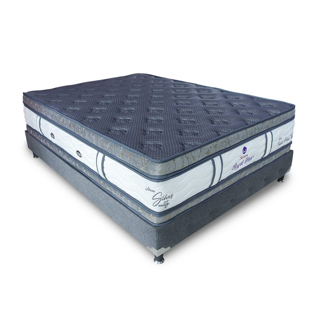 Real Doble Pillow Top - Colchón + Base Cama - Colchones Royal Flex
